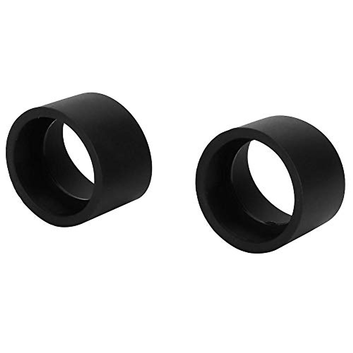 36mm Inner Diameter Black Eyepiece Eyeshields, Rubber Microscope Accessory Eyepiece Guard, for 32-36mm Stereo Microscope for Protecting Eyes(KP-H1 Bevel)