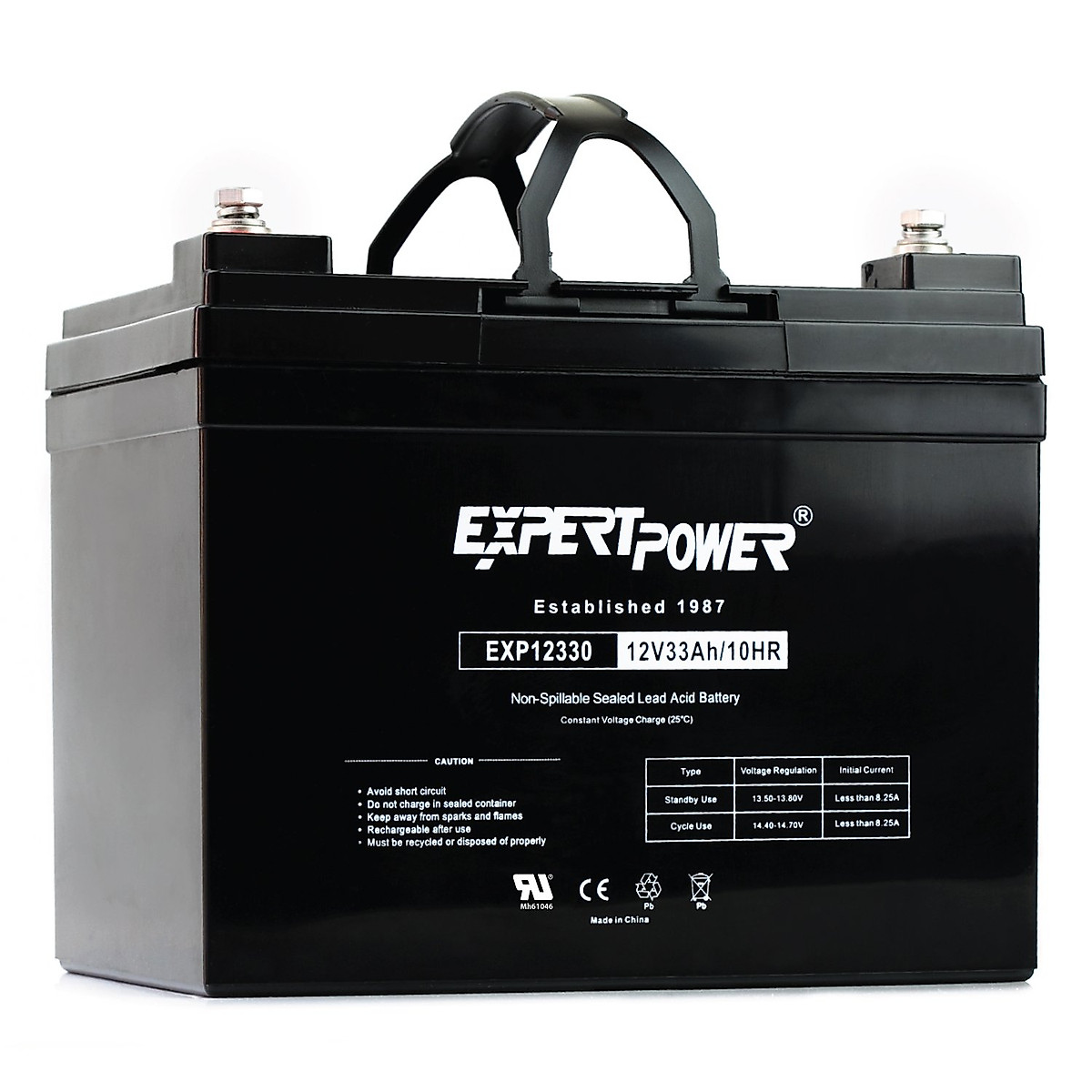 ExpertPower 12v 33ah Rechargeable Deep Cycle Battery [EXP1233 ]