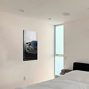 Car Poster Ferrari F40 Supercar Posters Racing Car Canvas Wall Art For Boy's Bedroom SuperCar Wall Decor Frame-style 24x36inch(60x90cm)