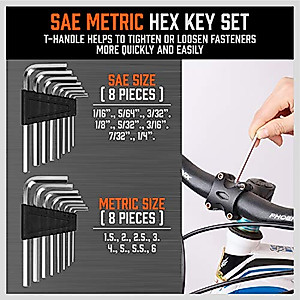 HORUSDY 44-Piece Magnetic Screwdriver Set with Go-Thru Steel Blades | High Torque, Plastic Racking