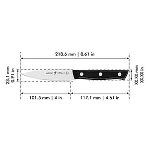 HENCKELS Dynamic Razor-Sharp 4-inch Paring Knife, German Engineered Informed by 100+ Years of Mastery