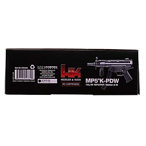Umarex HK Heckler & Koch MP5 K-PDW Semi Automatic .177 Caliber BB Gun Air Rifle, Black