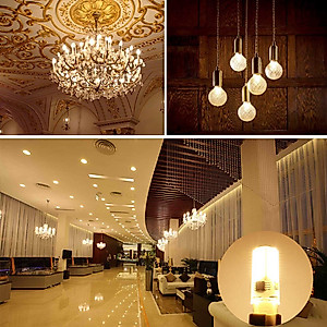 LEDGLE G9 LED Light Bulbs 3W, 30W Halogen Equivalent, 3000K 250LM 64LEDS Warm White Light, Non-dimmable, Flicker Wide Beam Angle Light G9 Base for Home Lighting (6pcs)
