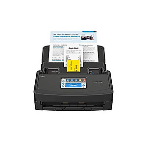 Fujitsu ScanSnap iX1500 Color Duplex Document Scanner with Touch Screen for Mac and PC (Black Model)