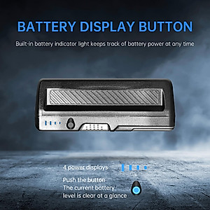 GVM V-Mount Battery with D-Tap and DC Outputs,160WH(10400mAh) V Mount Battery Compatible Video Camera Camcorder Broadcast with D-Tap and DC Outputs USB Ports