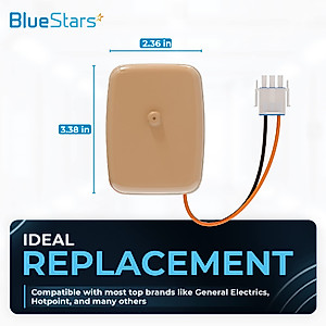 WR60X10141 Refrigerator Evaporator Fan Motor Replacement by BlueStars - Fits GE Hotpoint Fridges - Replaces WR60X31522 WR60X23584 AP5955766 WR60X10346 PS10063450 WR60X10045 WR60X10046