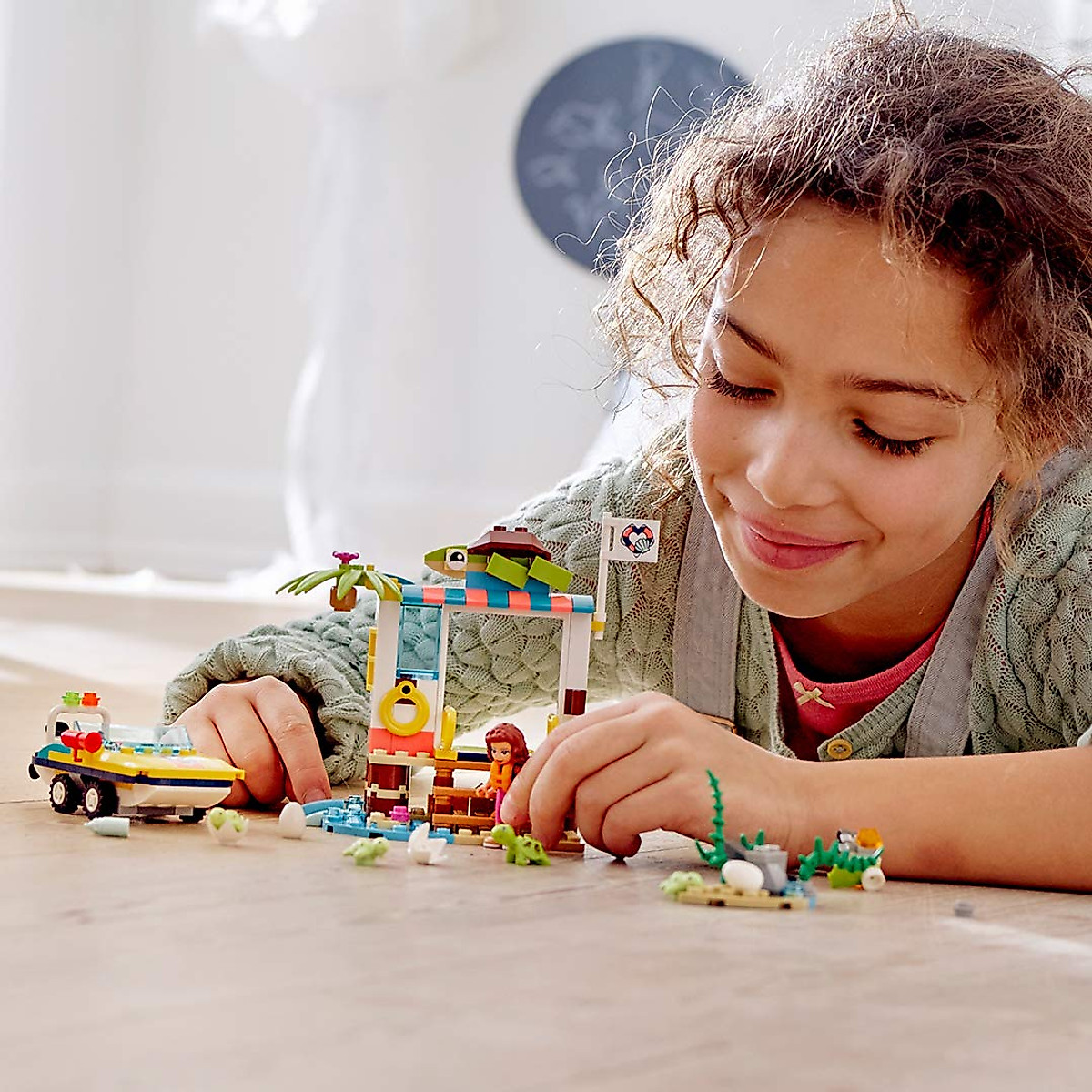 LEGO Friends Turtles Rescue Mission 41376 Rescue Building Kit with Olivia Minifigure and Toy Turtles, Includes Toy Rescue Vehicle and Clinic for Pretend Play (225 Pieces)