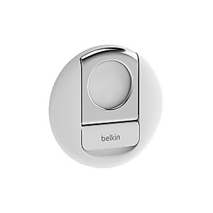 Belkin iPhone MagSafe Camera Mount for MacBook, iPhone Continuity Camera Mount, Turn iPhone to Webcam, Compatible with MacBook Pro, Air, iPhone 15, iPhone 14, iPhone 13, iPhone 12 - White