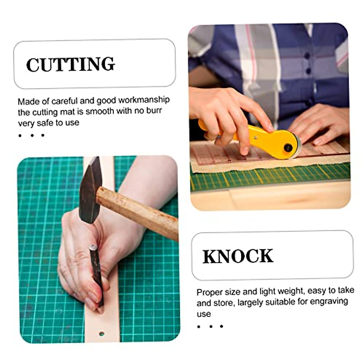 Didiseaon Cutting Mat Quilting Cutting Mats Double-sided Cutting Pads Cutting Mat 24 x 36 Rotary Cutter and Mat Cutting Board Pp Cutting Pads Craft Cutting Mat Double Sided Blue Pp A3 Table