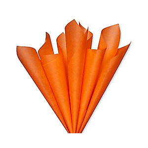 Papyrus 8 Sheet Orange Tissue Paper for Halloween, Thanksgiving, Birthdays and All Occasions