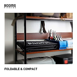 Booms Fishing PB1 Fishing Rod Case, Portable Folding Fishing Pole Case, Fishing Spinning Rod Bag, Store Up to 2 Fishing Poles with Reels, 4.4ft/53inch