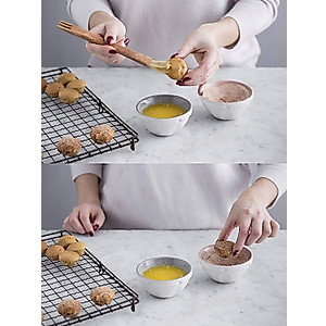 Mason Cash Innovative Kitchen Set of 4 Off-White 10 cm Mini Bowls