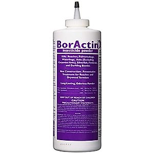 Rockwell Labs BAIP001 BorActin Insect Dust Insecticide, 1 lb, White