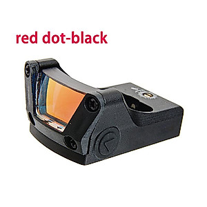 Pistol Red Dot Reflex Sight Adjustable Brightness with Glock General Mount(black)
