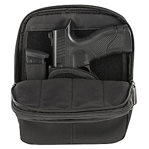Travelon Anti-Theft Concealed Carry Slim Messenger Bag, Black