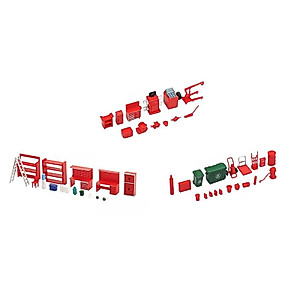 Gazechimp Set of 3 1/64 Model Car Diorama Accessory for Street Signs Fairy Garden Accessory Decoration