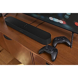 Sonos Beam (Gen 2). The compact smart soundbar for TV, music and more. (Black)