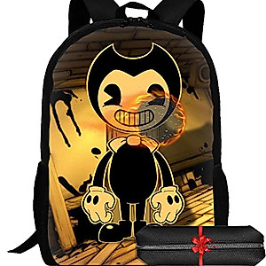 NPVNW Cartoon 3D Backpack Travel Daypack Shoulder Bag Anime Laptop Bookbag Gifts With Pencil Case 4