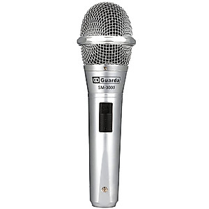 Guarda Cardioid Dynamic Vocal Microphone with 26.3ft XLR Cable, Metal Handheld Mic Compatible Karaoke Machine/Speaker/Amp/Mixer for Karaoke Singing, Speech, On/Off Switch (SM-3000)