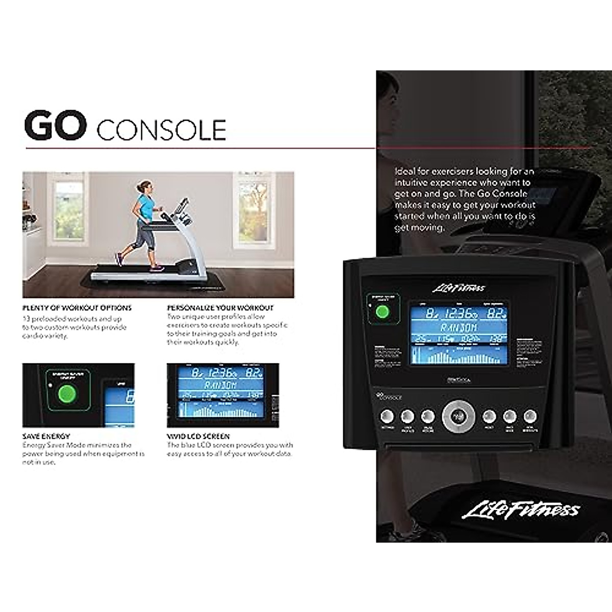 Life Fitness E5 Cross Trainer Elliptical Exercise Machine with Go Console, Titanium