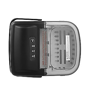 Panana Countertop Ice Makers,Automatic Clean,Portable Ice Maker 9 Bullet Ice Ready in 7-12min,26.5lbs/24H,for Home/Kitchen/Office/Party,Black