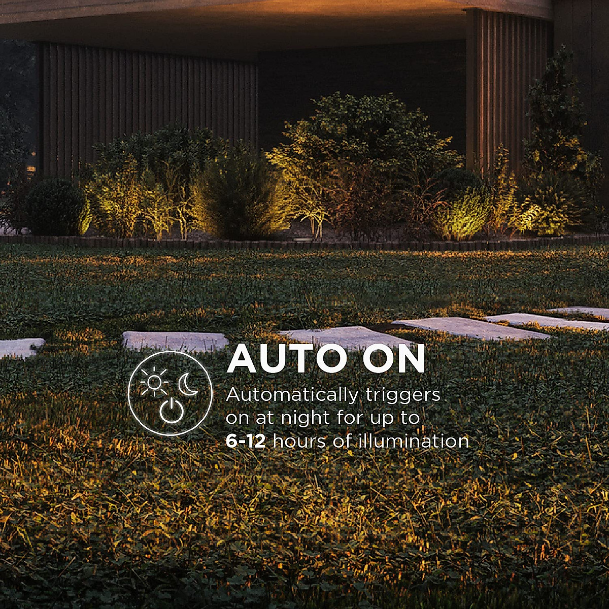 Home Zone Security Solar Spotlights - Outdoor 500 Lumen High Brightness 3500K Warm Spot Light with 3 in 1, In-ground, Wall Mount, or Flag Pole Setup Design, Black (2-Pack)