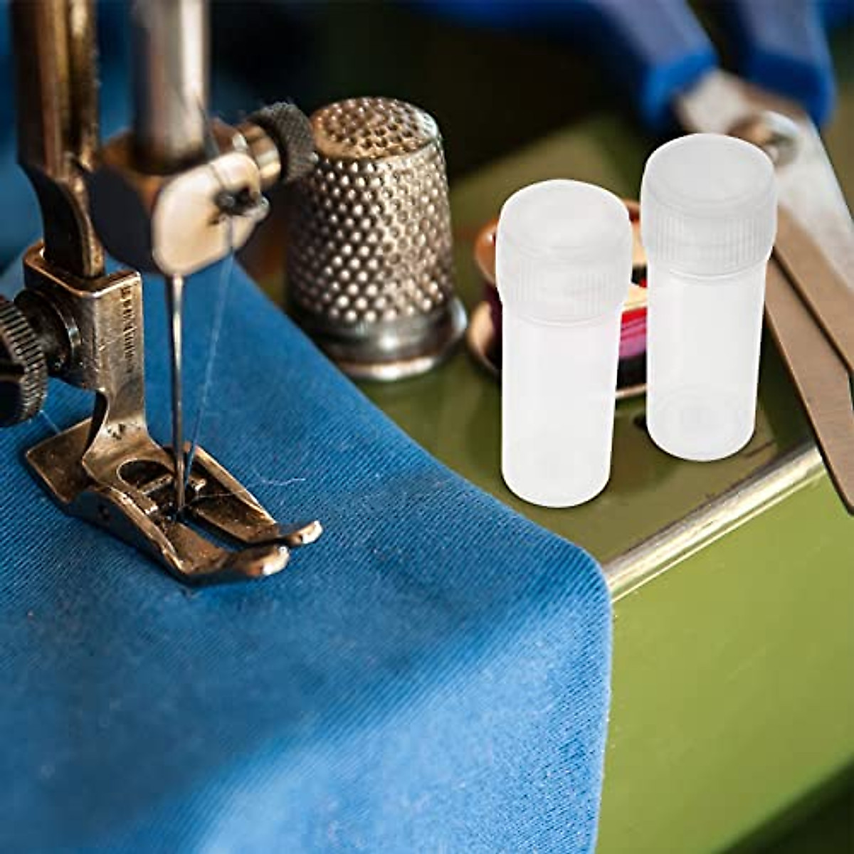 50Pcs Sewing Needles Storage Tube Transparent Plastic Needle Storage Container Embroidery Sewing Needle Case Toothpick Holder for DIY Craft Needlework Tool