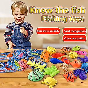 Magnetic Fishing Fun Children's Water Game 321OU Fun Billiard Toy-can be Used in Children's Swimming Pools, or Bath Toys for Children Aged 3 to 5, Outdoor and Indoor Carnivals (Large)