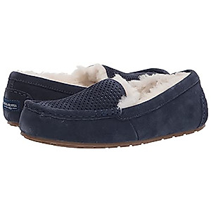 Koolaburra by UGG Women's Lezly PERF Slipper, Insignia Blue, 6