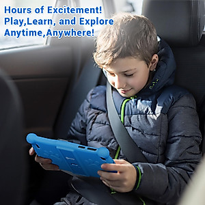 Contixo Kids Tablet V10, 7-Inch HD for Ages 3-7 - Toddler Tablet with Camera, Parental Control, 32GB Storage, WiFi, 50+ Disney Storybooks & Stickers, Kid-Proof Case & Stylus - Blue