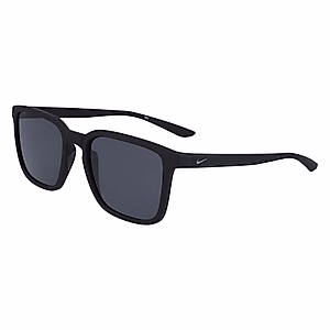 Nike EV1195-001 Circuit Sunglasses Matte Black Frame Color, Dark Grey Lens Tint, 55/20/145