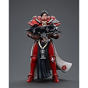 Pipigirl JoyToy × Warhammer Genuine License 1/18 Action Figures, 4inch Army Military Extreme Warrior Models Kits (Sister Ignacia)