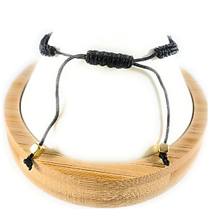 Saint Michael The Archangel Red with Gold Tone Adjustable Bracelet Pulsera Roja Ajustable De San Miguel Arcangel Con Tono Dorado (SM4)