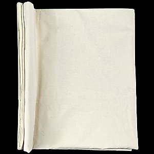 HOTGODEN Light Weight 100% Cotton Muslin Fabric: 63 inch x 2,5,10 Yards Unbleached Muslin Linen Fabric Material for Sewing Material Apparel Cloth