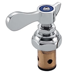 APLWY Brass 002713-40 Cold Side Handle Stem Assembly Replacement Fits All T&S Brass All Faucets, Blue, 1 Pcs