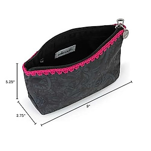 Sakroots Womens Eco-twill Essential Medium Pouch in Eco Twill, Black Spirit Desert, One Size US