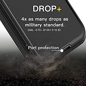 AICase Compatible with iPhone 12/Compatible with iPhone 12 Pro Case (2020) 6.1-Inch, Drop Protection Rugged Heavy Duty Case, Shockproof/Drop/Dust Proof 3-Layer Protective Tough Durable Cover