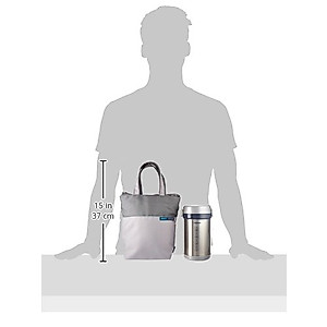 Zojirushi Ms. Bento Stainless-Steel Vacuum Lunch Jar, 28.5-Ounce, Stainless