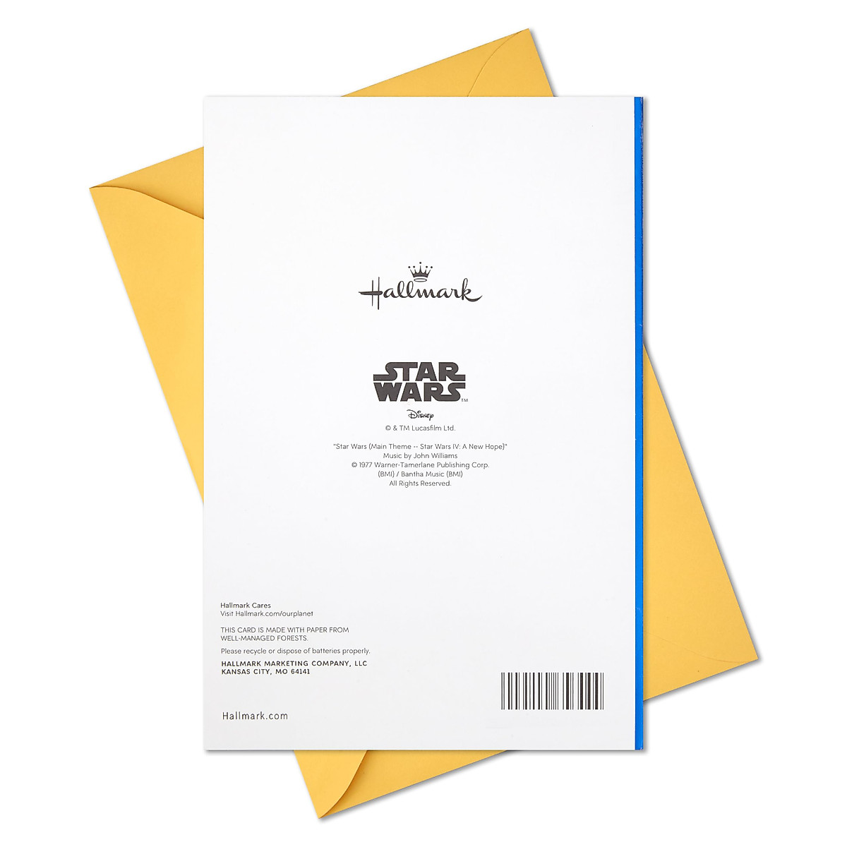 Hallmark Star Wars Funny Birthday Card with Sound (Long, Long, Long Time Ago)