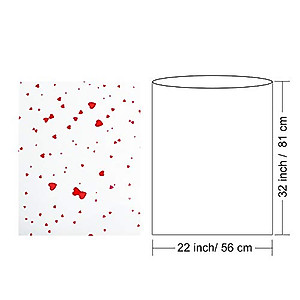 Clear Basket Bags, 10Pack 22x32 Inches Large Cellophane Bags Clear Printed Cellophane Wrap for Gift Baskets,Presents, Weddings, Bridal/Baby Showers and More