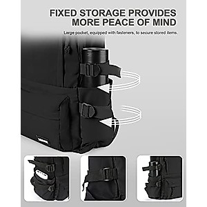 school backpack for girls black everyday backpack for women college small travel backpack for men teens minilaptop backpack book bag with laptop compartment boy High school Casual Daypack lightweight