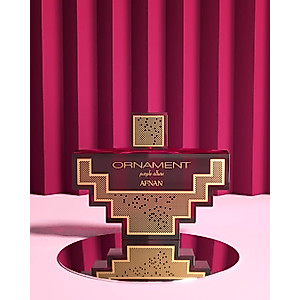 Afnan Ornament Purple Allure Eau De Parfum for Women, 3.4 Fl. Oz