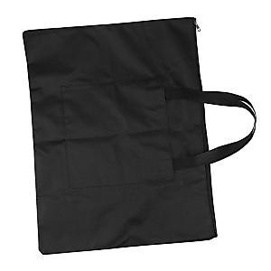 Healifty Art Portfolio Case with Handles Artist Portfolios Case Waterproof Drawing Painting Board Storage Bag (Black)