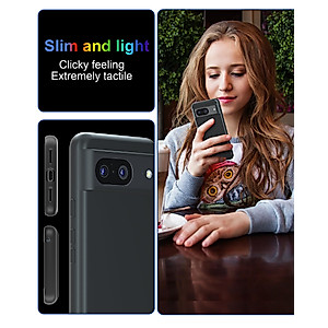 Foluu Silicone Case for Google Pixel 8, Pixel 8 Liquid Gel Rubber Bumper Case with Soft Microfiber Lining Cushion Slim Hard Shell Shockproof Protective Cover for Google Pixel 8 2023 (Black)