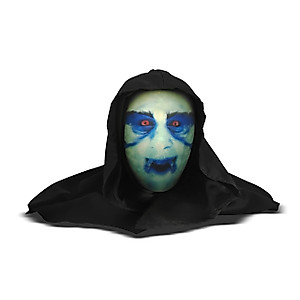 ANIMAT3D Mindscope The Hauntley's Talking Animated Haunted Head with Built in Projector & Speaker Plug'n Play