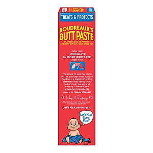Boudreaux's Butt Paste Diaper Rash Ointment - Maximum Strength - Contains 40% Zinc Oxide - Paraben and Preservative-Free - 4oz (2 Pack)