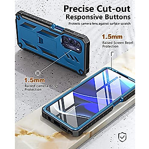 SOiOS for Moto G-Stylus 5G 2022 Case: Shockproof Rugged Protection Cover with Kickstand | Matte Textured Drop Proof TPU | Military Grade Protective Phone Case for Motorola G Stylus 5G 2022(NOT 4G)