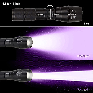 Night Vision Essentials Infrared Flashlights Tactical Hunting Gear Scope Illuminator for Rifle Arc Rail Ir Light 850nm Ir Flashlight (850nm 350 yard)