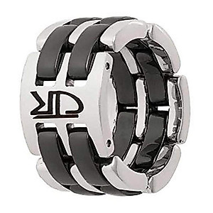 J118 - CTR RING Stainless Steel and Ceramic "Fuzion Link Wide" - J118 (8)