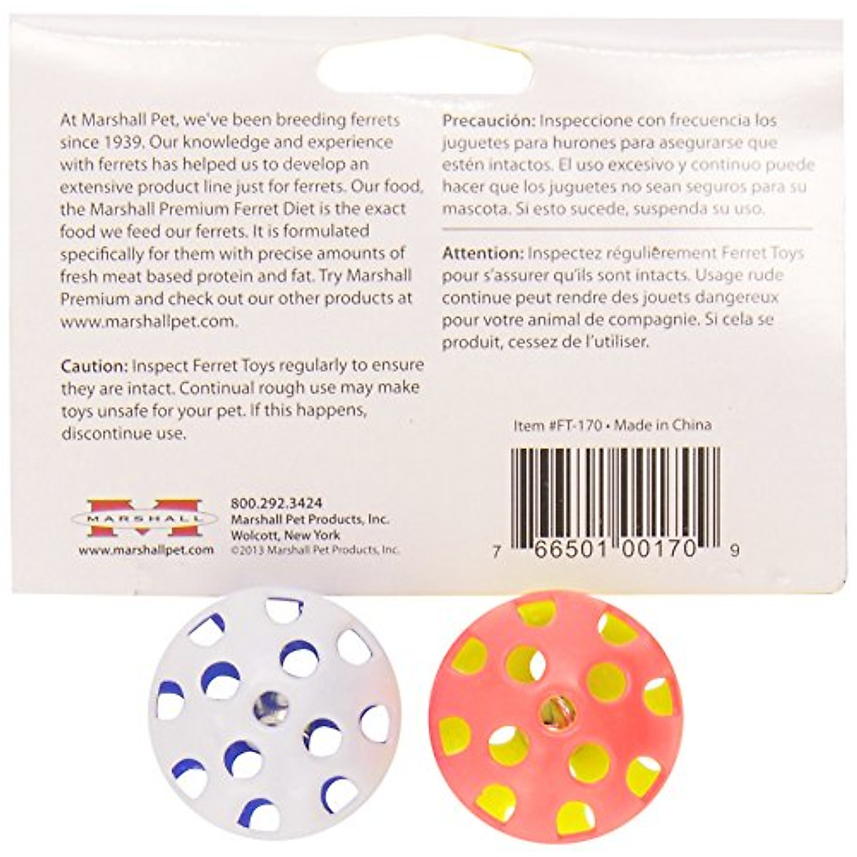 Marshall Plastic Bell Toys Asst, 2-Pack